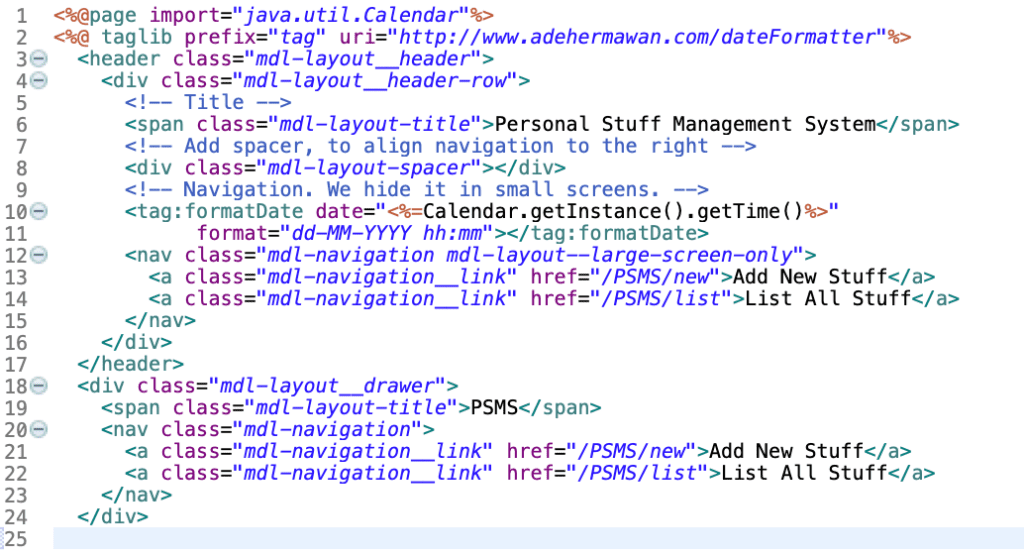CRUD Application Simple Steps in Java using Servlet and JSP