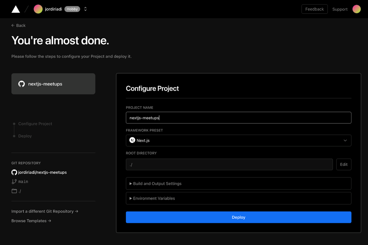 How to Deploy Next.js with Vercel | Mitrais